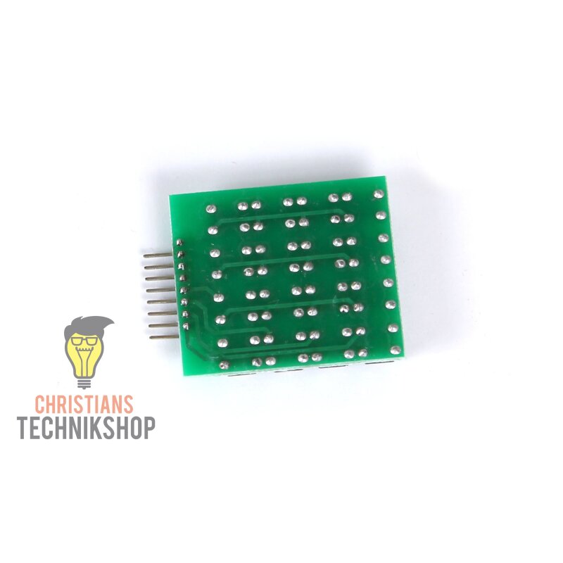 4x4 Matrix Keypad Keyboard Modul 16 Tasten 8 Leds Für Arduino 079